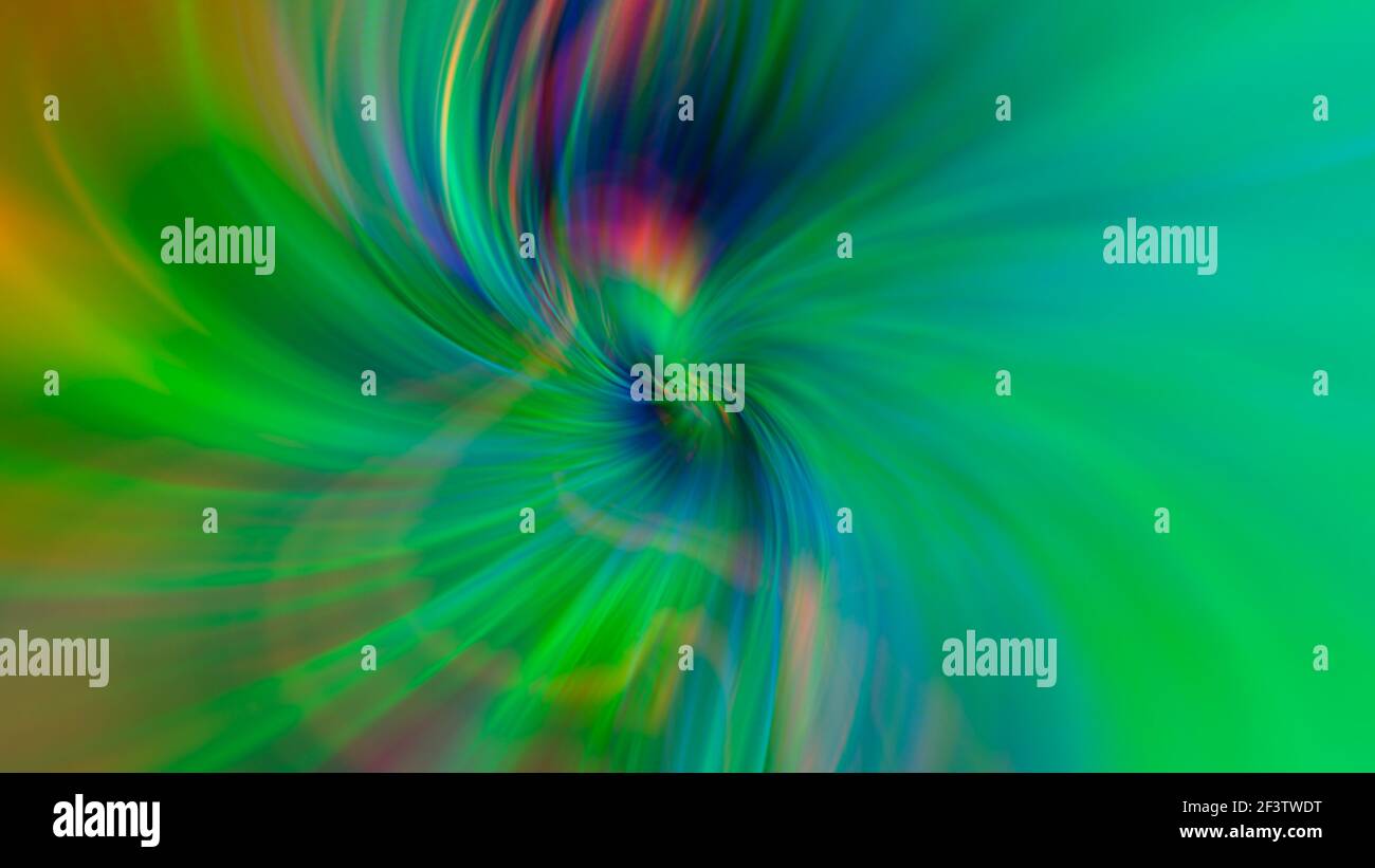 Green iridescent background with a rainbow gradient. Design, art Stock ...