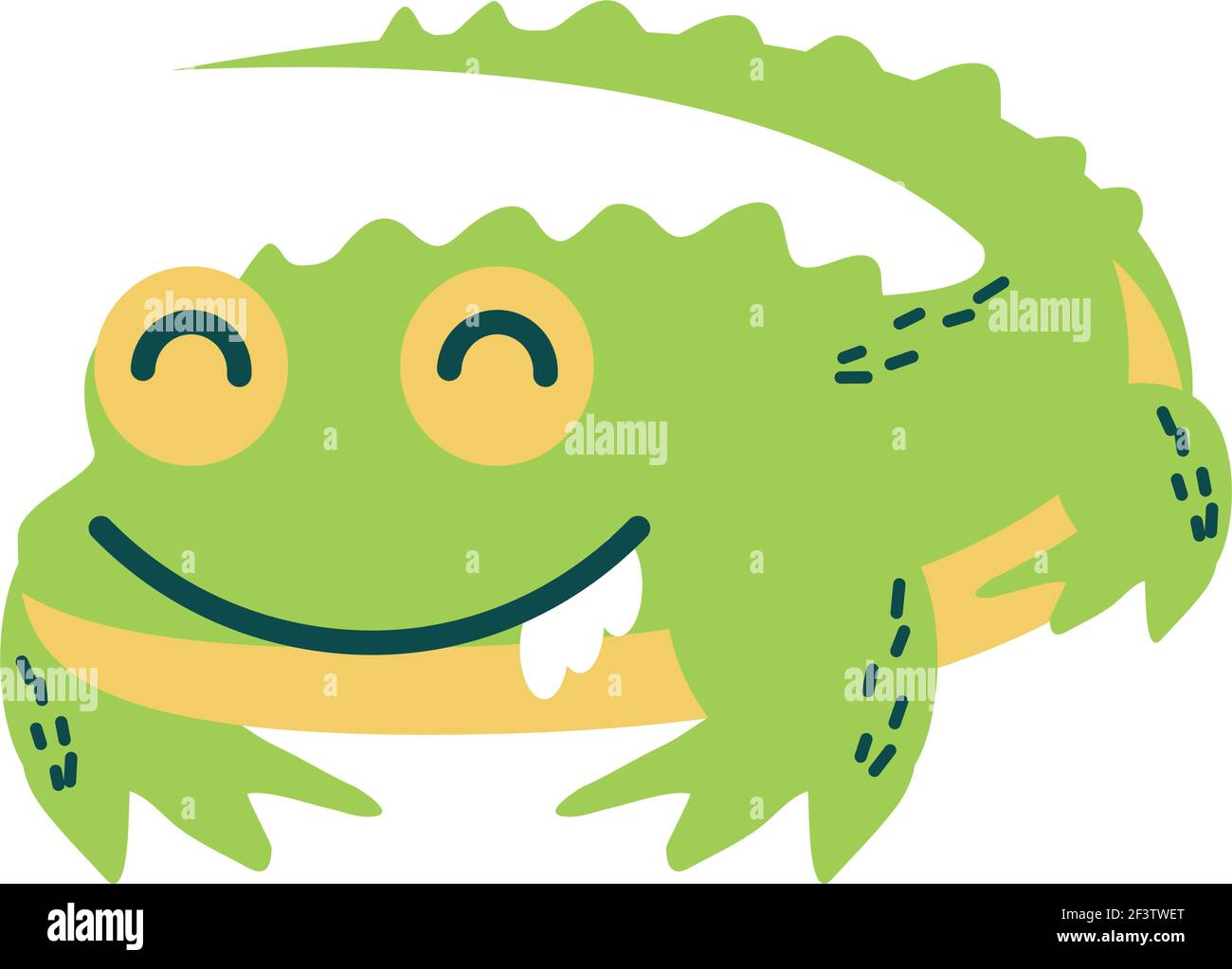 crocodile tropical animal cartoon isolated Stock Vector Image & Art - Alamy