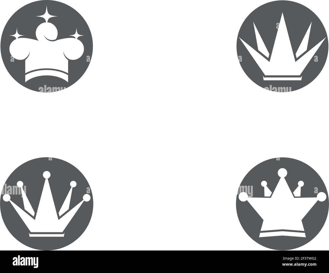 Crown Logo Template vector illustration Stock Vector Image & Art - Alamy