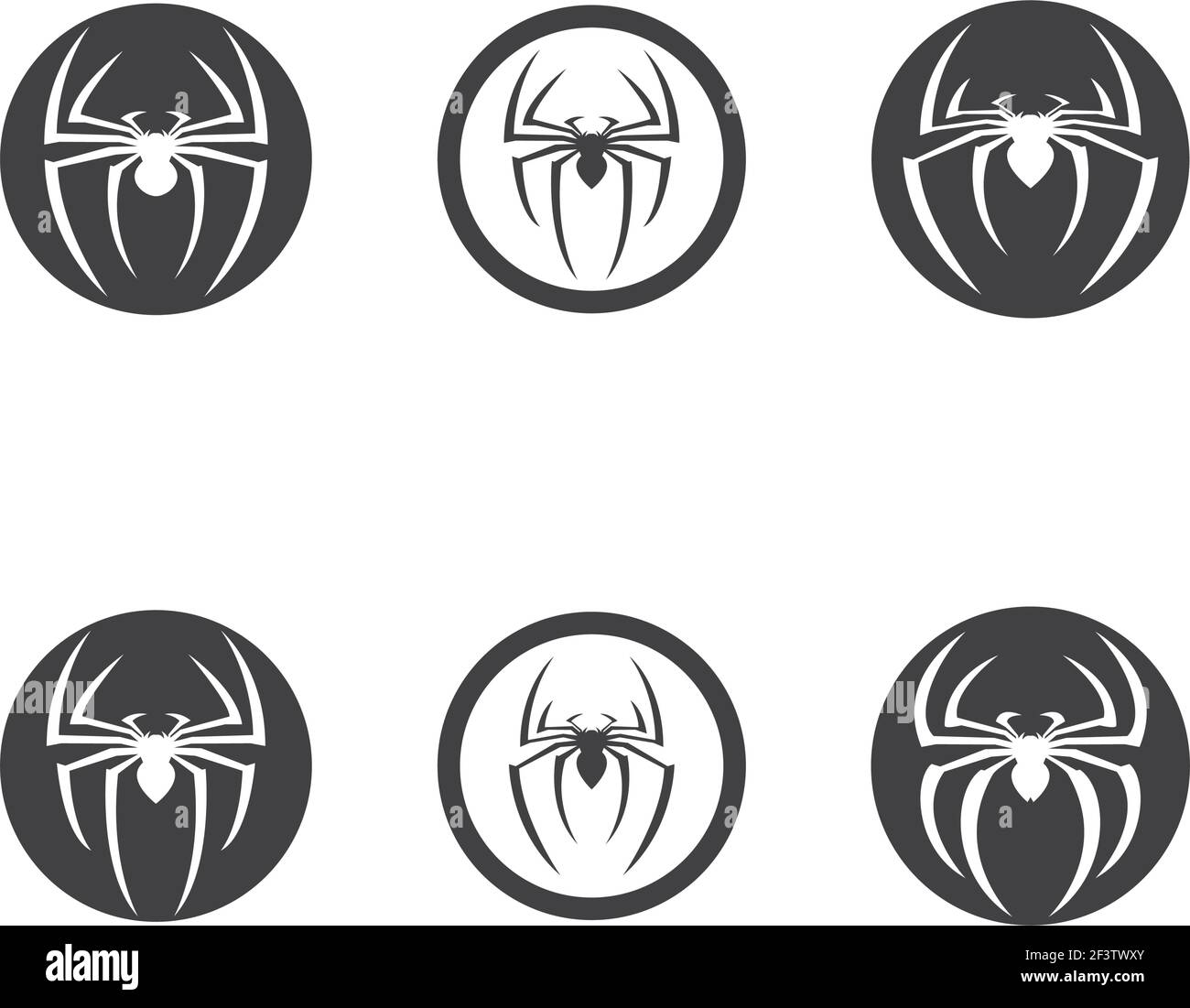 Spider symbol illustration design Stock Vector Image & Art - Alamy