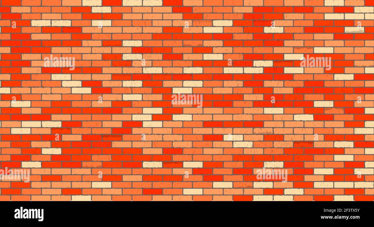 Red brick wall Stock Vector Image & Art - Alamy