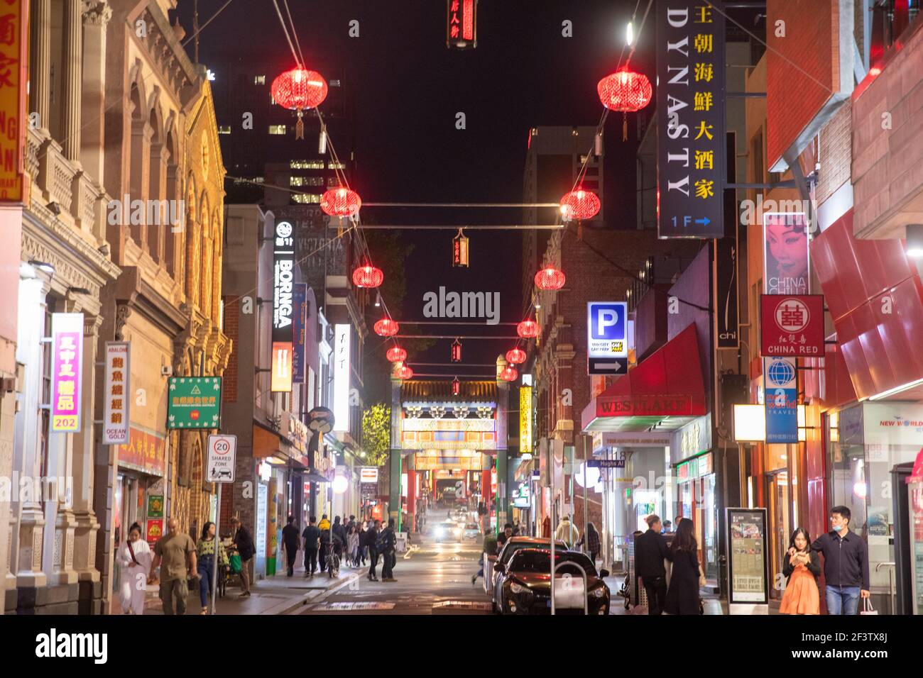 Melbourne street signs hi-res stock photography and images - Alamy