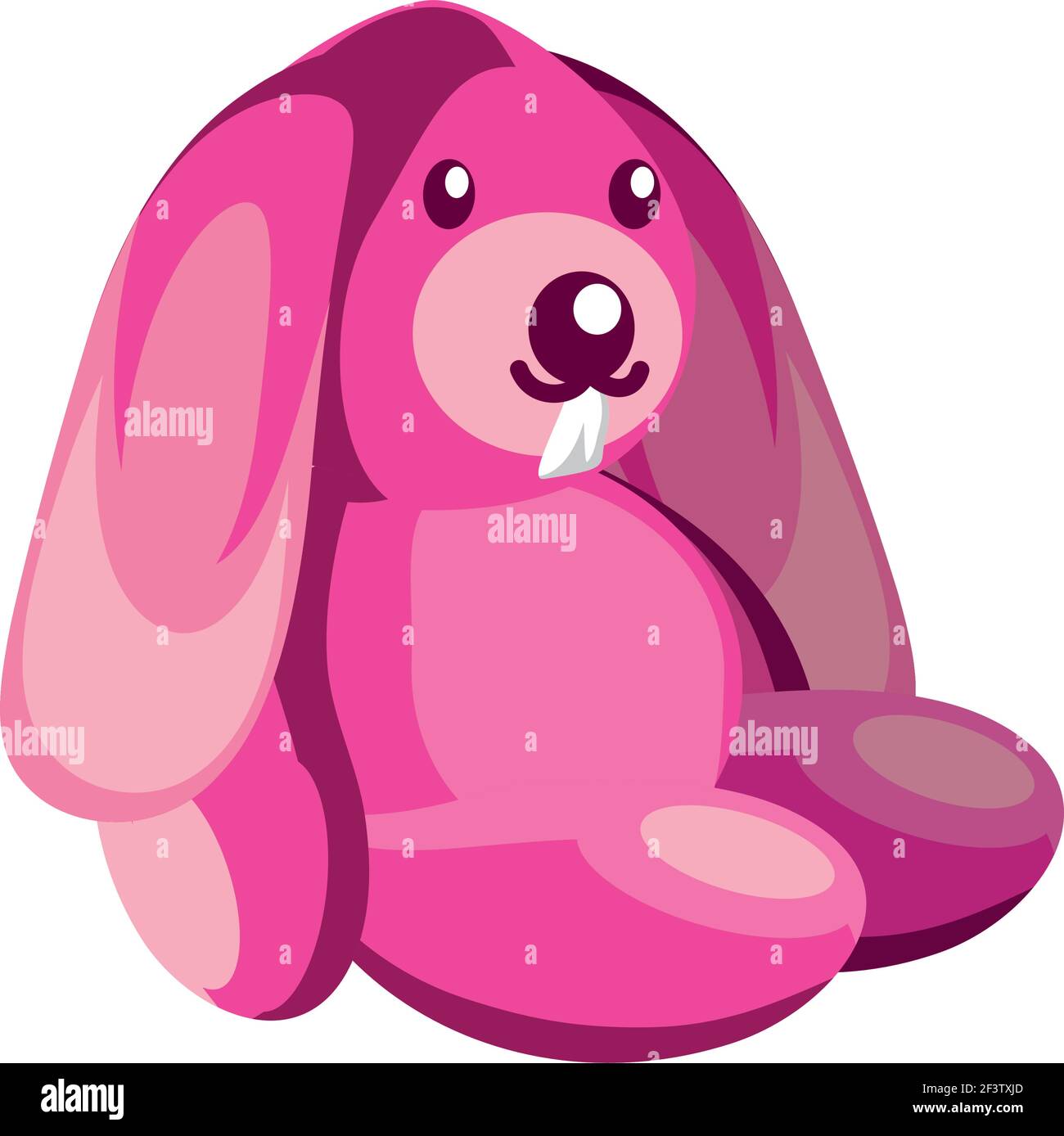 pink rabbit toy for kids Stock Vector Image & Art - Alamy