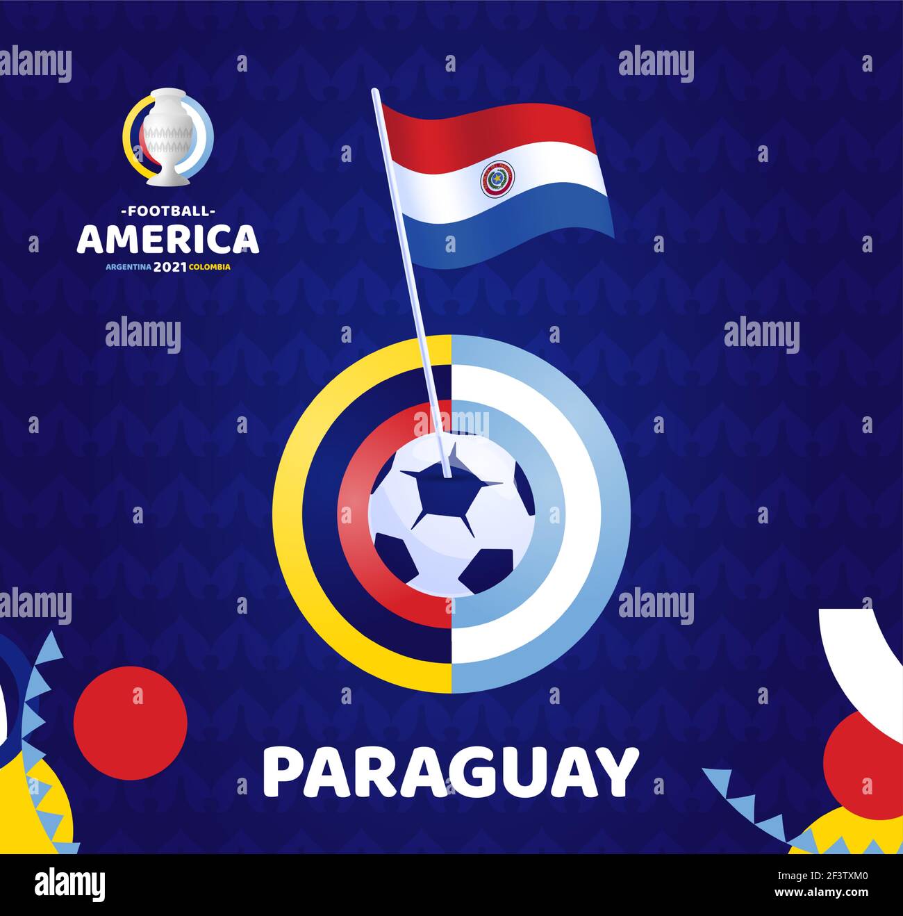 Paraguay Soccer Logo