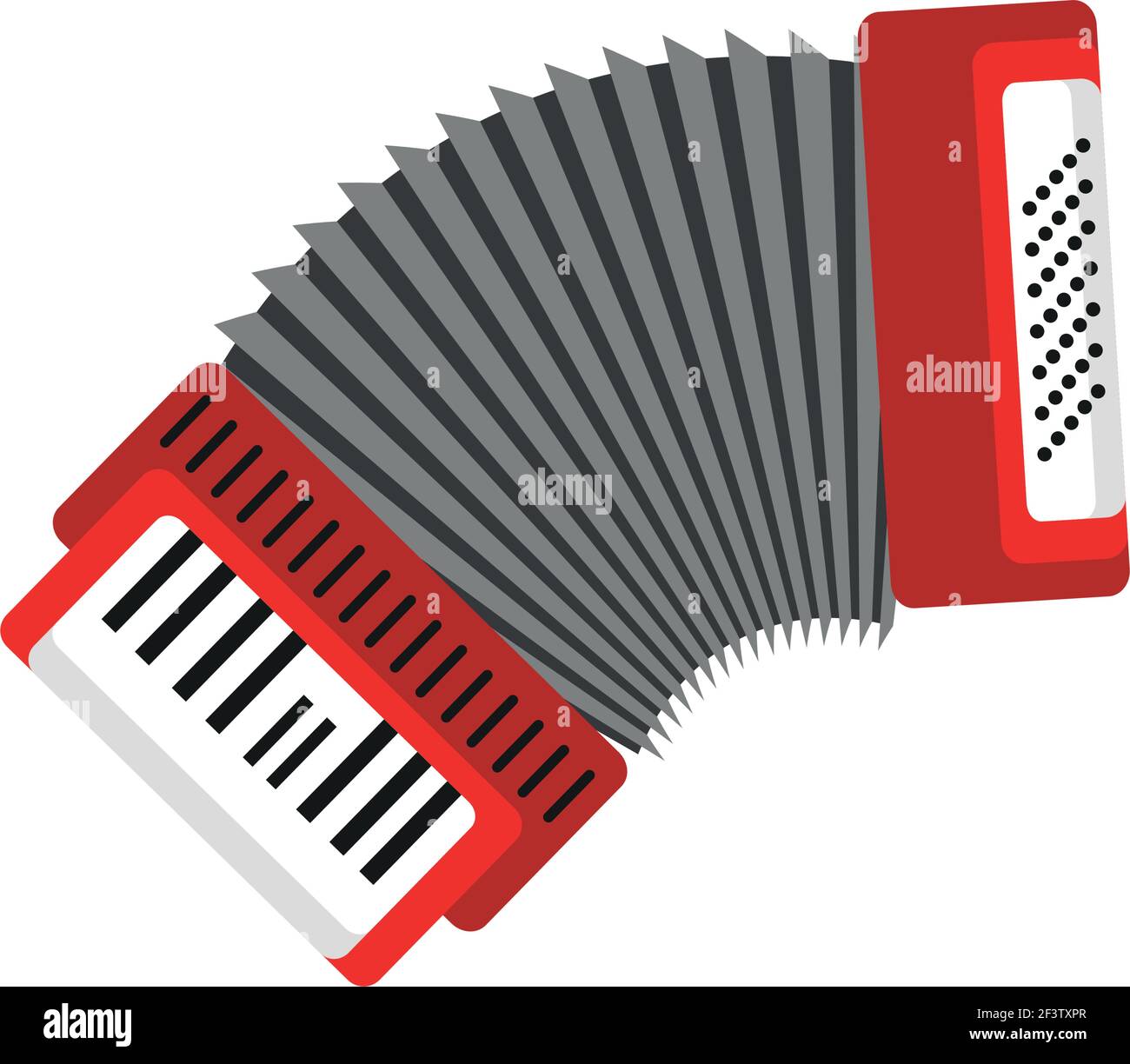 accordion musical instrument design isolated Stock Vector Image & Art ...