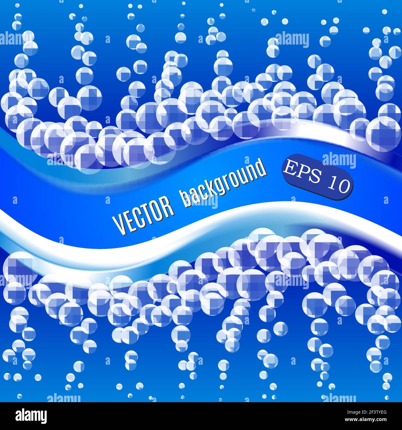 Wave of bubbles Stock Vector Image & Art - Alamy