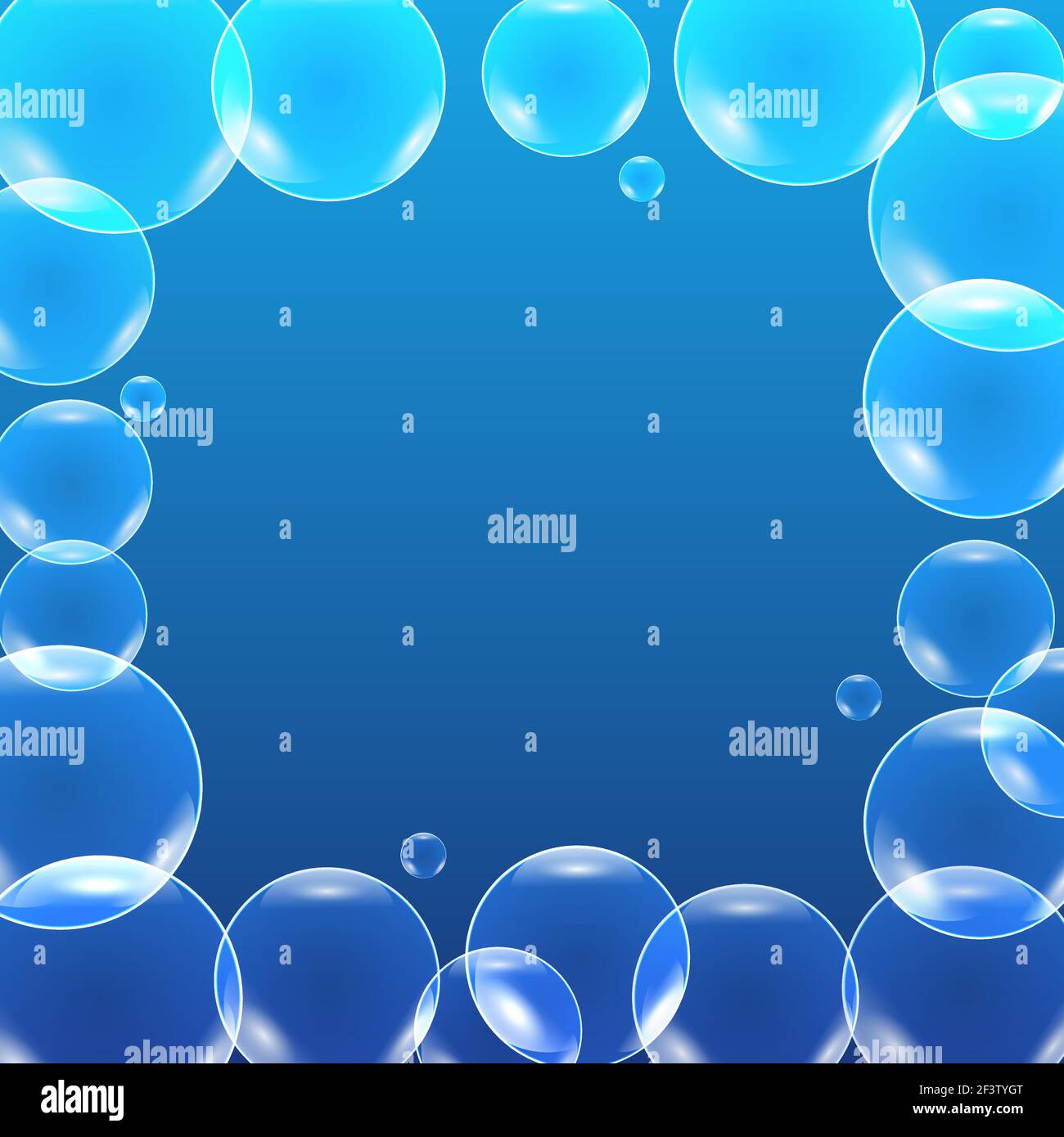 Vector shiny bubbles in blue water Stock Vector Image & Art - Alamy