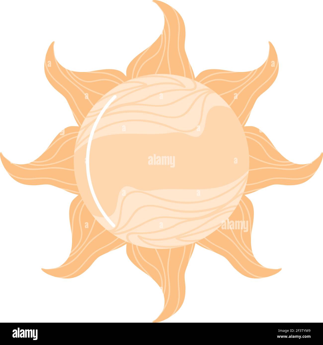 sun summer hot cartoon isolated Stock Vector Image & Art - Alamy
