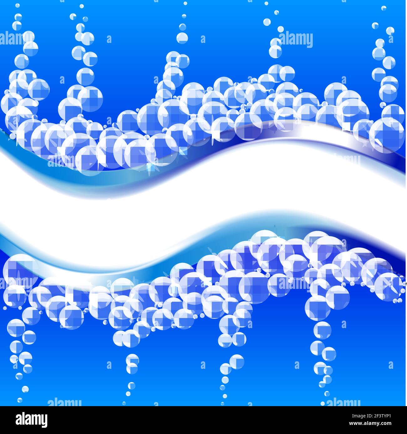 Wave of bubbles Stock Vector Image & Art - Alamy