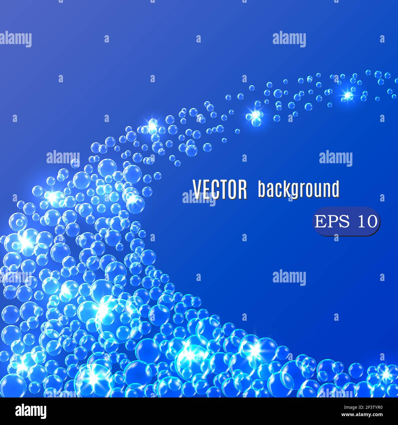 Wave of bubbles Stock Vector Image & Art - Alamy