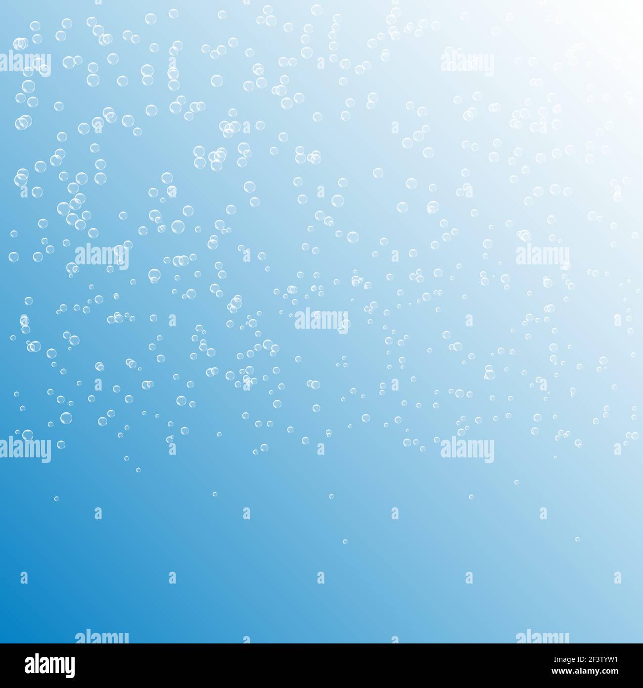 Bubbles in water on blue background Stock Vector Image & Art - Alamy