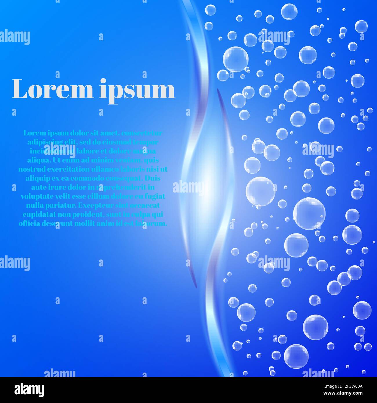 Wave of bubbles Stock Vector Image & Art - Alamy