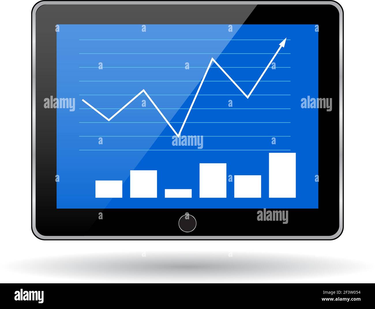 Business statistics graph Stock Vector Image & Art - Alamy