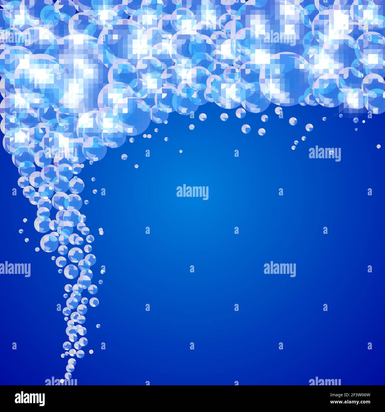 bubbles with Light rays Stock Vector Image & Art - Alamy