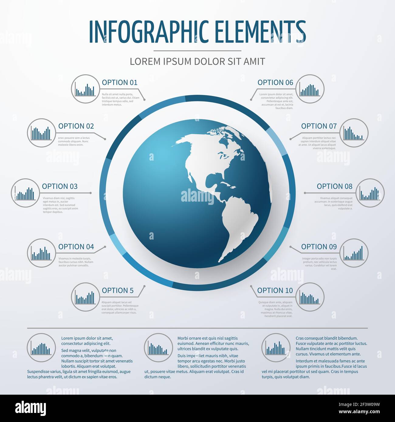 Abstract numbers charts Stock Vector Images - Alamy