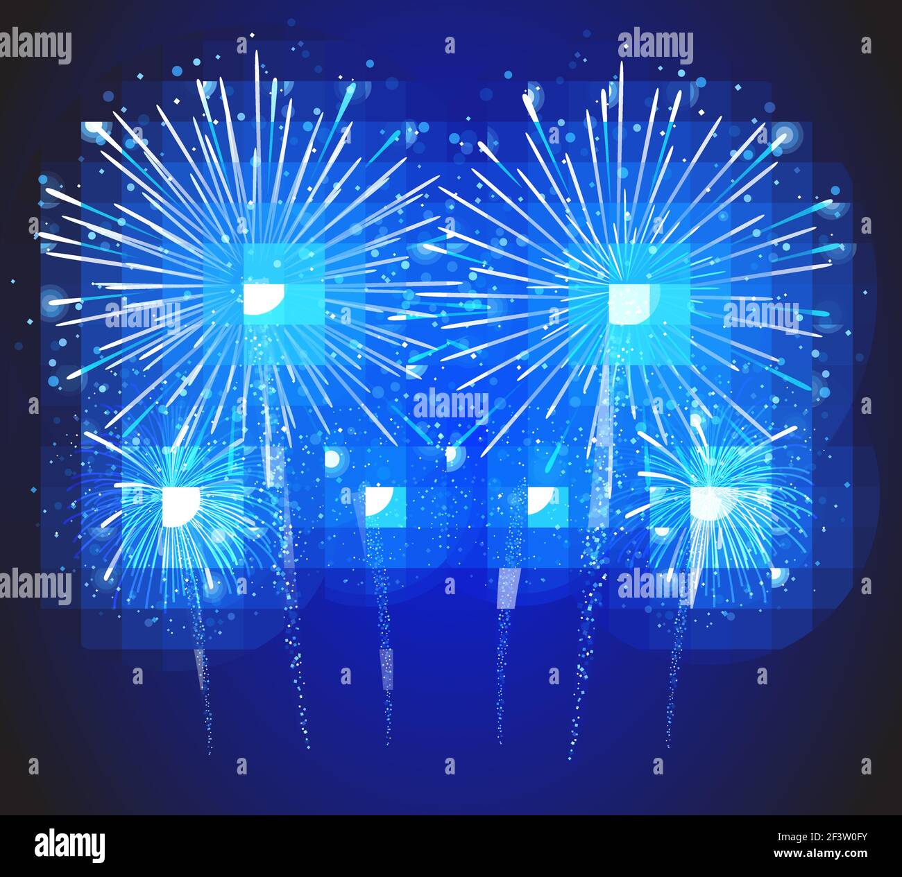 Beautiful Vector Fireworks Stock Vector Image & Art - Alamy
