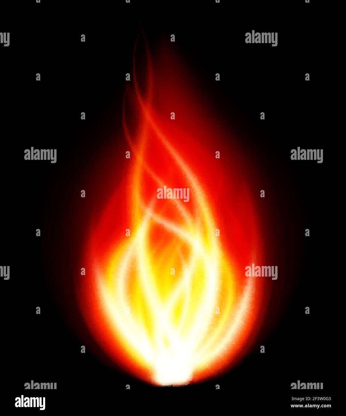 Burn flame fire vector background Stock Vector Image & Art - Alamy
