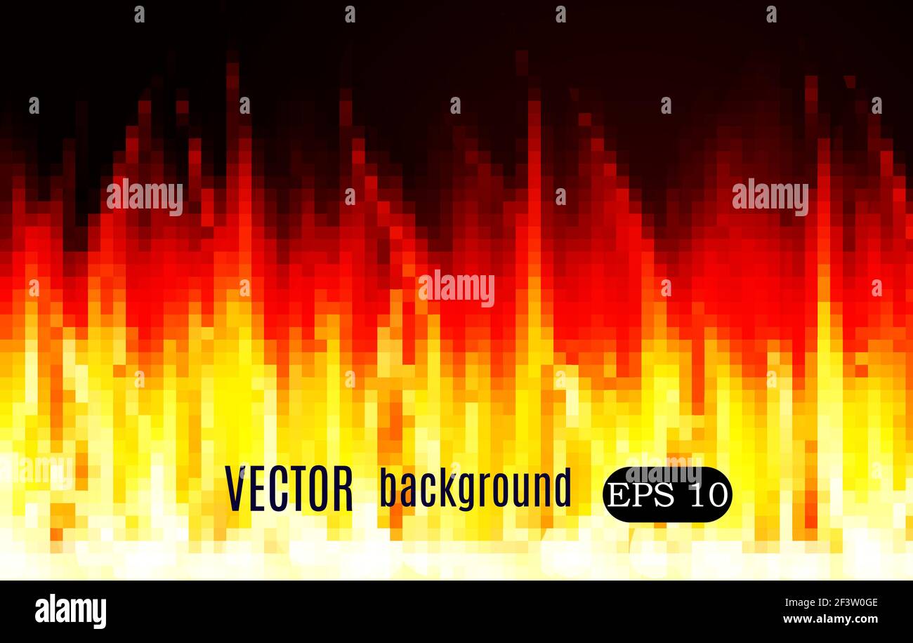 Burn flame fire vector background Stock Vector Image & Art - Alamy