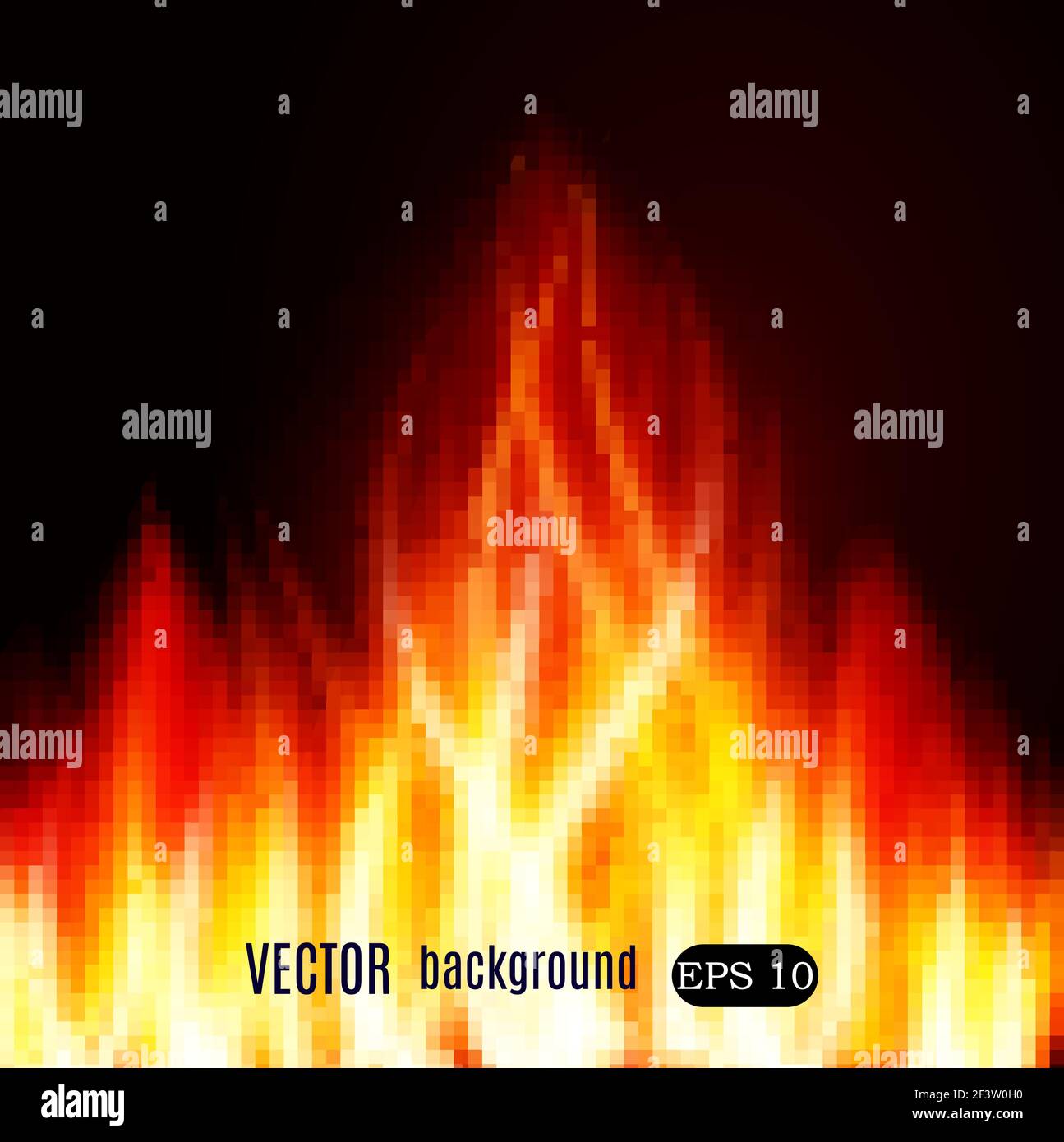 Burn flame fire vector background Stock Vector Image & Art - Alamy