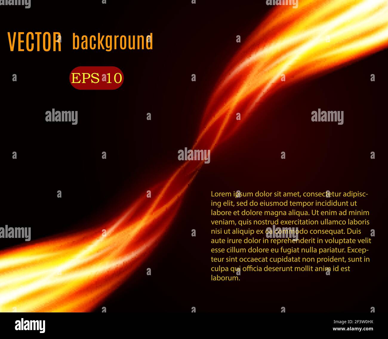 Burn flame fire vector background Stock Vector Image & Art - Alamy