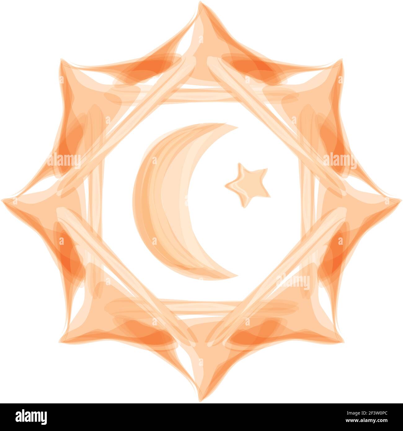 half moon star frame cartoon Stock Vector Image & Art - Alamy