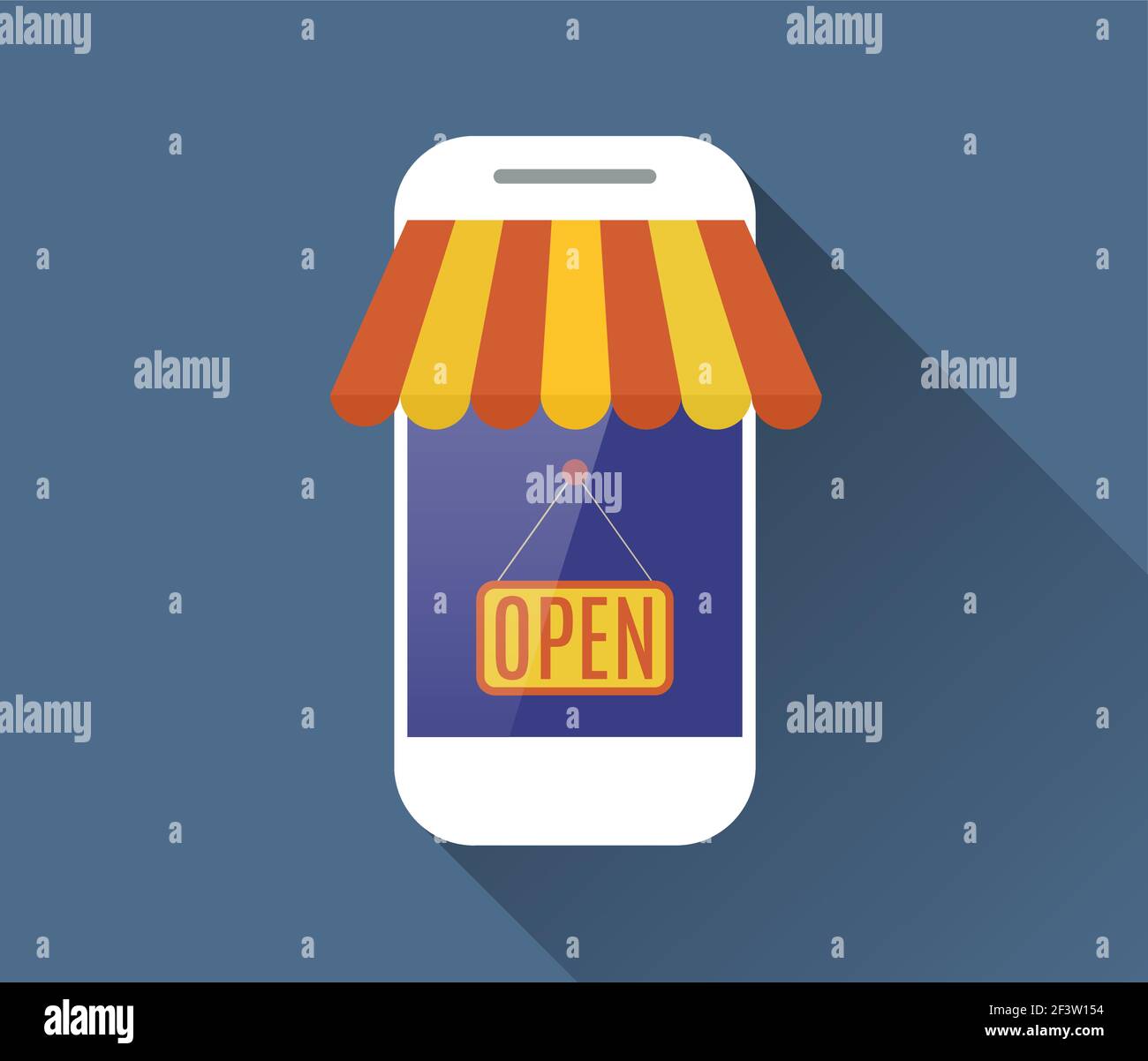 Mobile phone. Mobile store concept Stock Vector Image & Art - Alamy