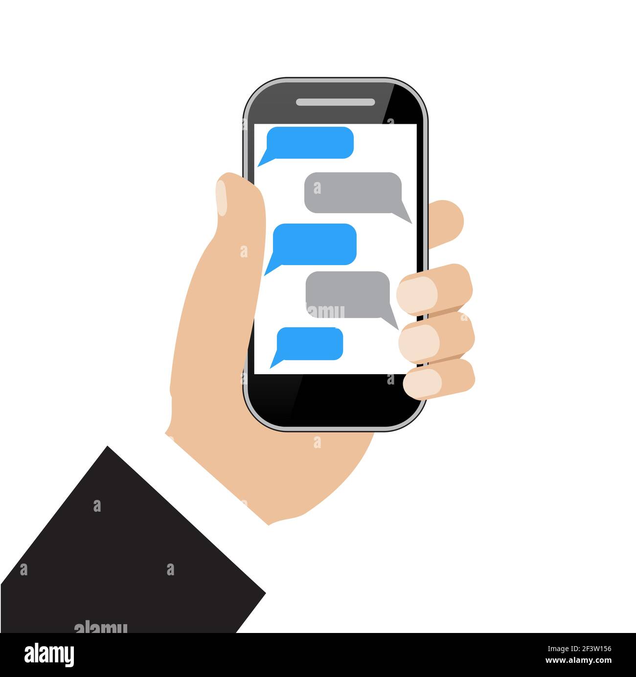 Cell Phone Texting Clipart