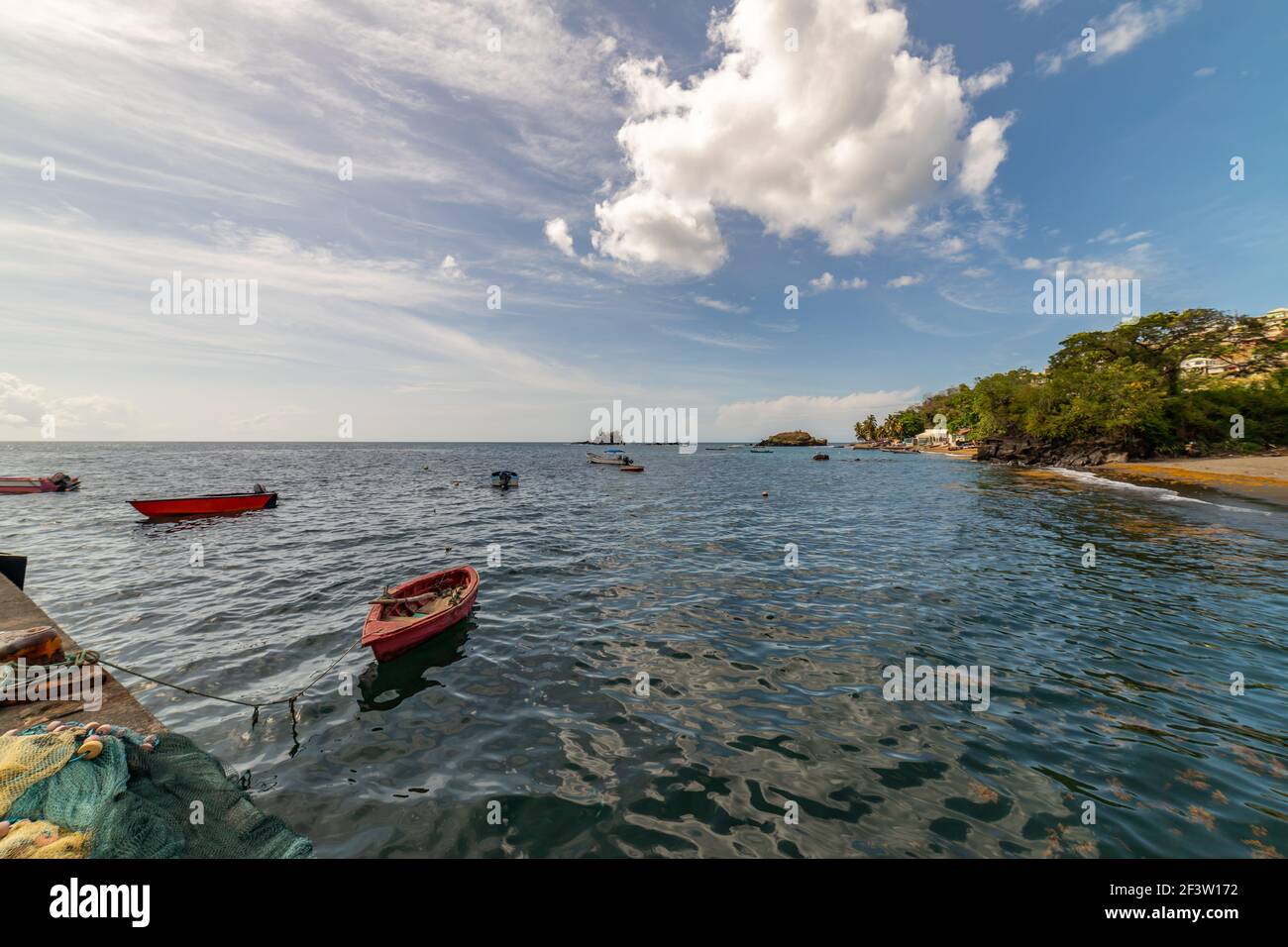 Saint Vincent and the Grenadines, Barrouallie Stock Photo - Alamy