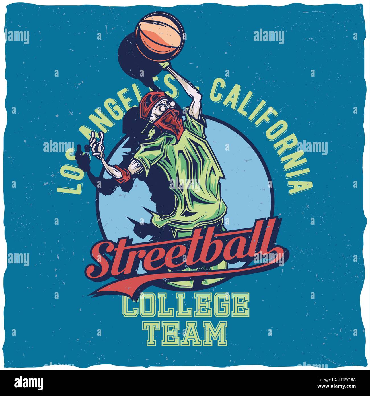 Streetball player Stock Vector Images - Alamy