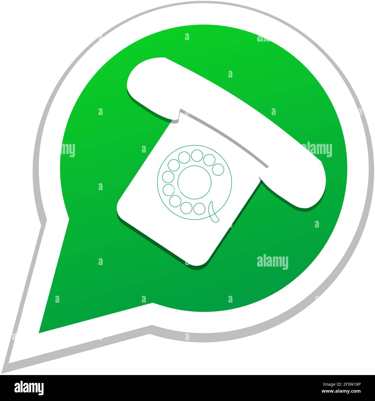 Phone whatsapp Stock Vector Images - Alamy
