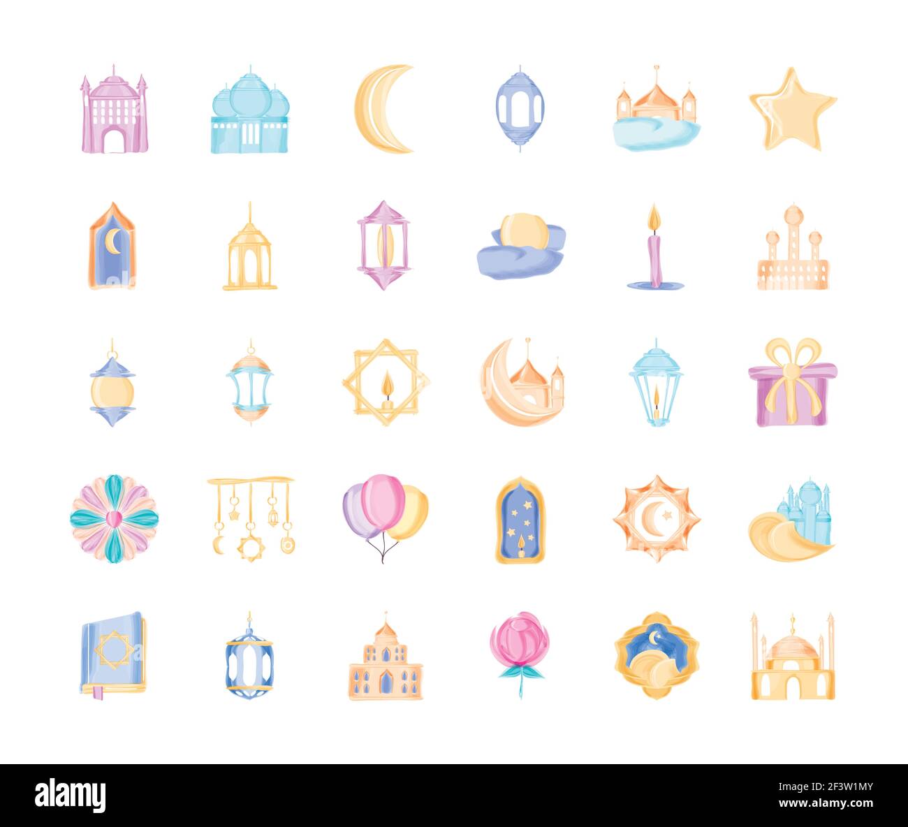 arabian traditional lamp quran mosque Stock Vector Image & Art - Alamy