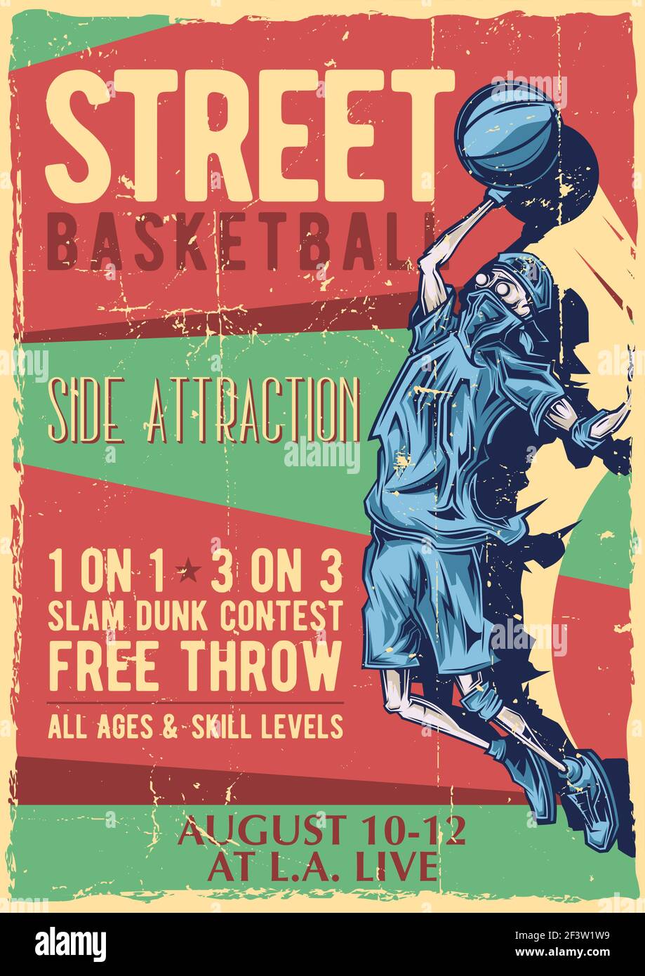 Streetball player Stock Vector Images - Alamy