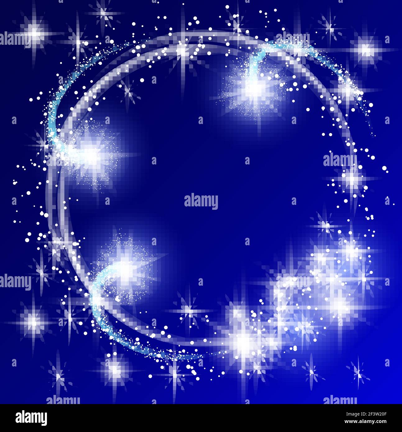 Blue christmas background rays Stock Vector Images - Alamy