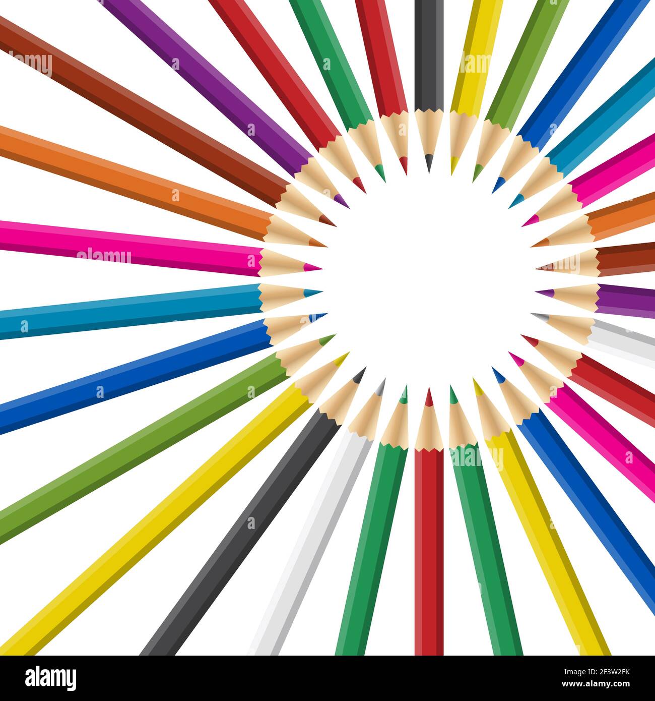 Circle of rainbow colored Stock Vector Image & Art - Alamy