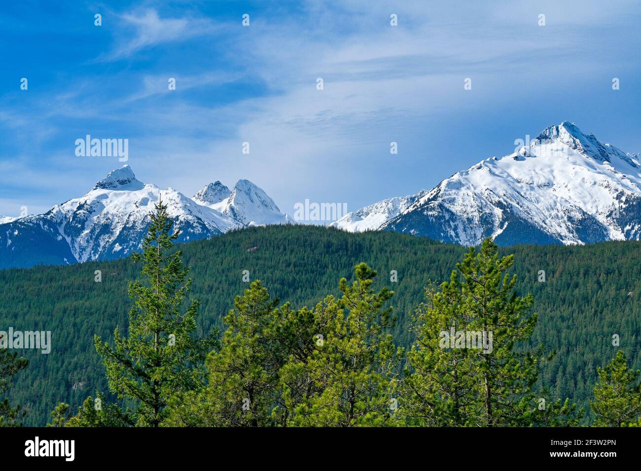 Tantalus Range, Coast Mountains, British Columbia, Canada Stock Photo ...