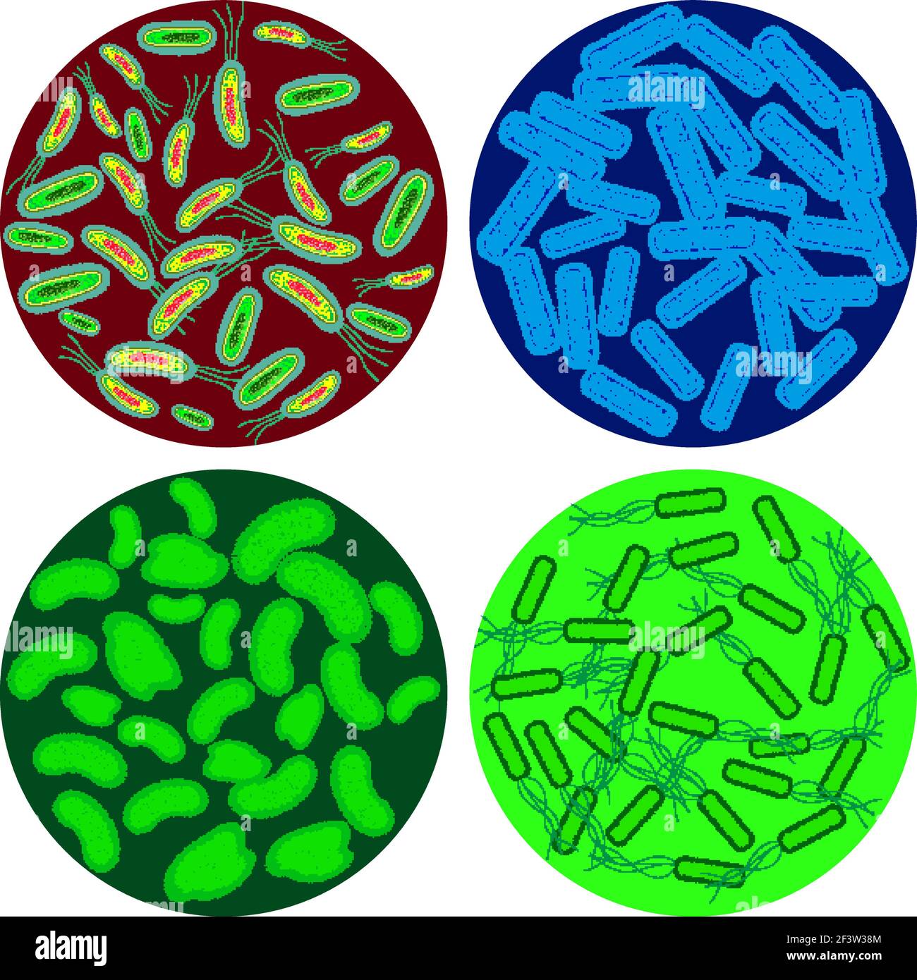 Abstract images of viruses Stock Vector Image & Art - Alamy