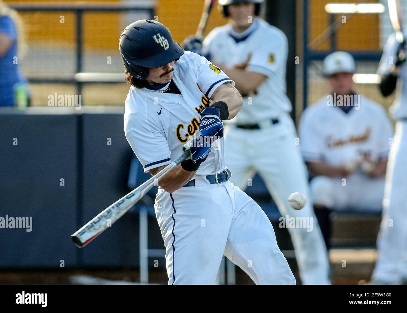 Edmond, OK, USA. 16th Mar, 2021. Central Oklahoma catcher/infielder ...
