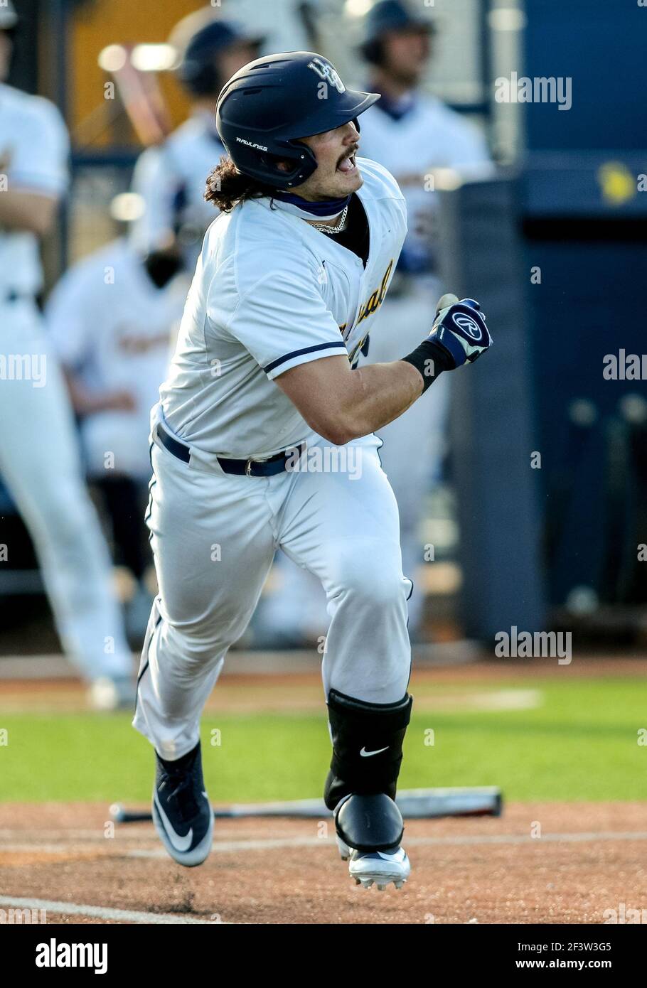 Edmond, OK, USA. 16th Mar, 2021. Central Oklahoma catcher/infielder ...