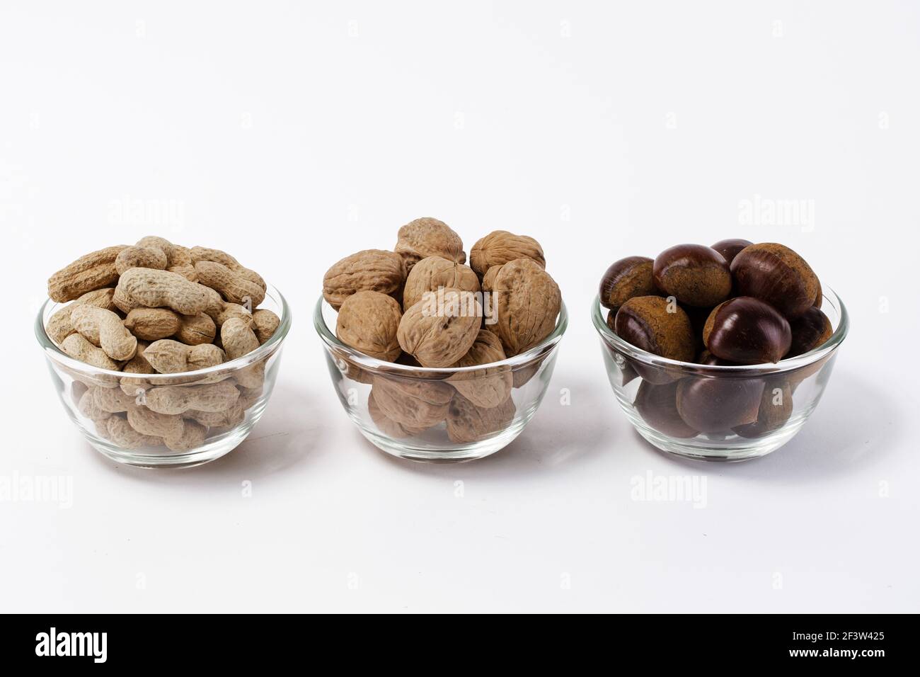 chestnuts, peanuts and walnuts Stock Photo - Alamy