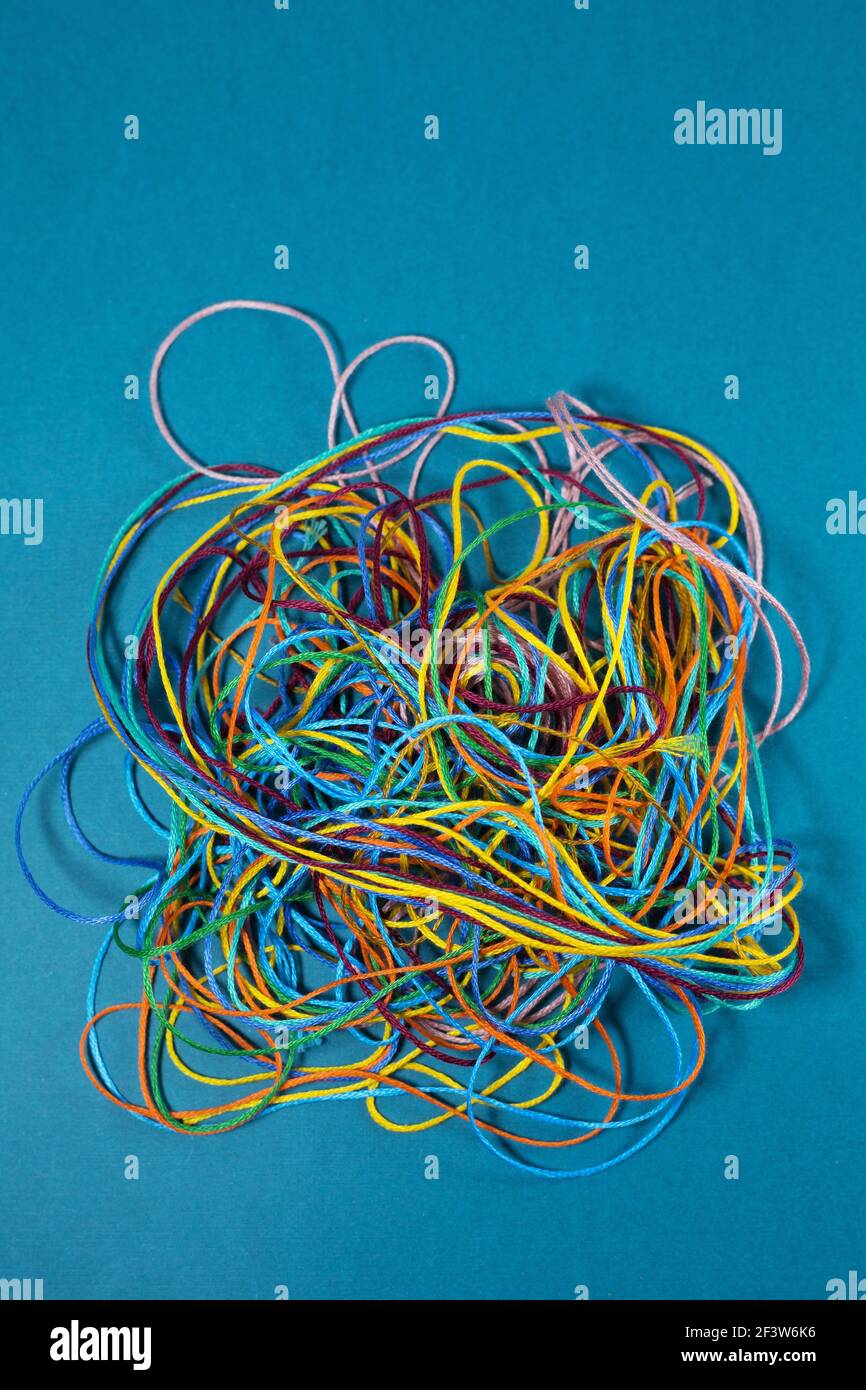 Pile of strings hi-res stock photography and images - Alamy