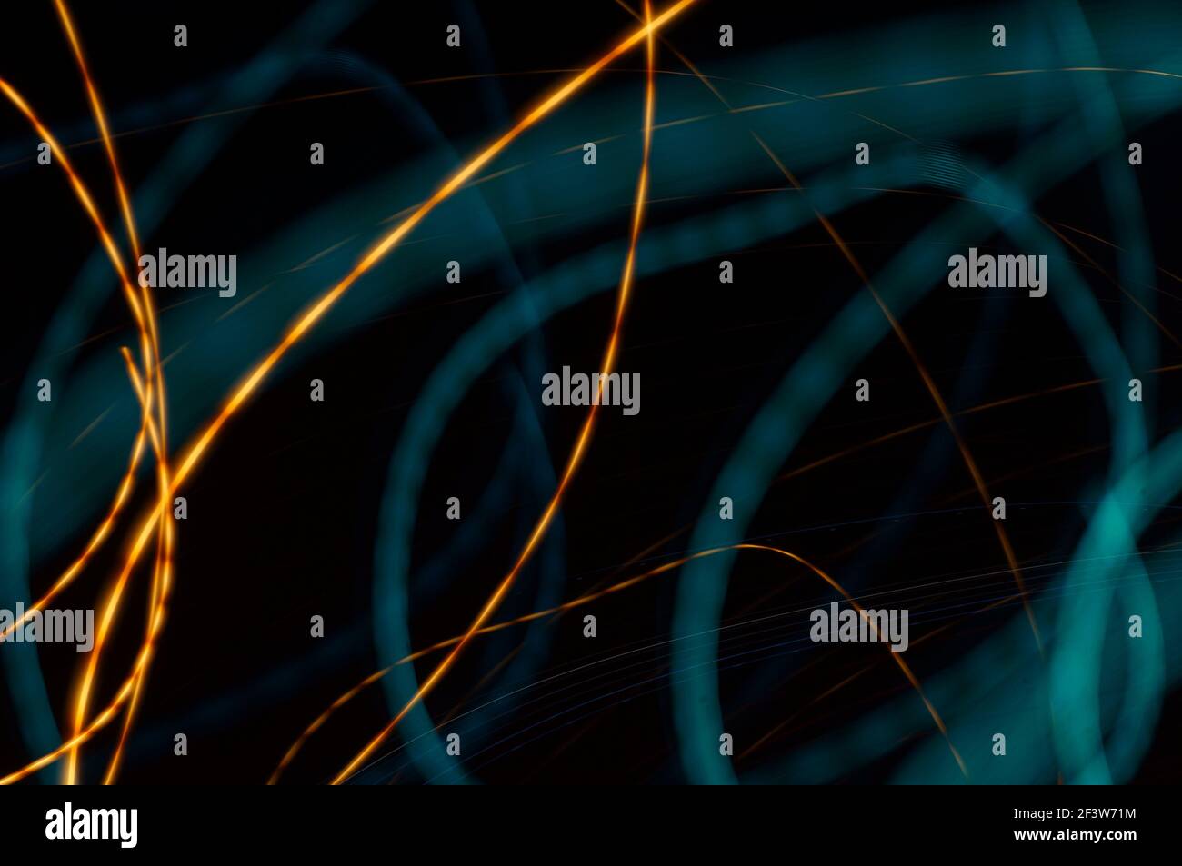 Abstract background with bright neon lights - fancy light composition ...