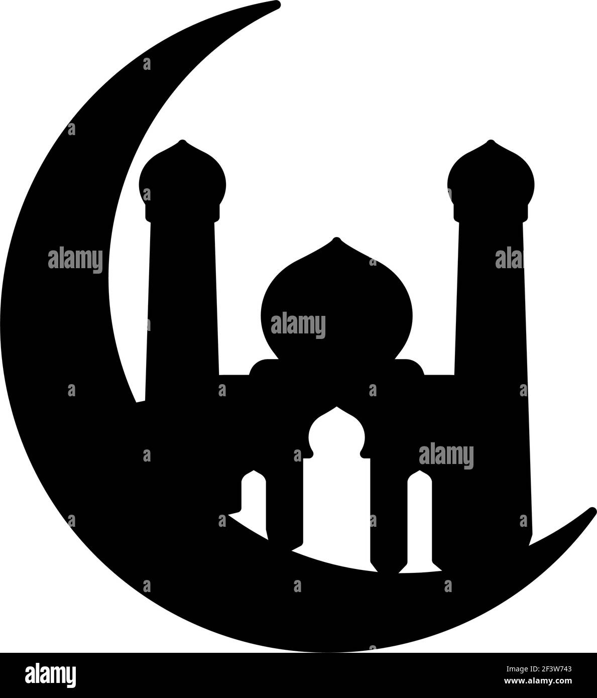 Crescent Moon Vector Vectors Black and White Stock Photos & Images - Alamy