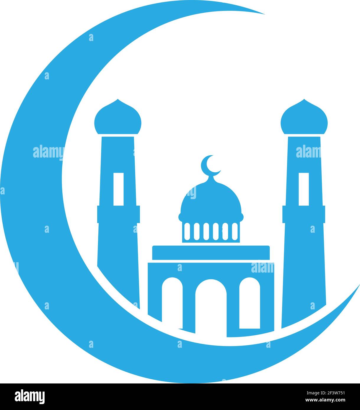 Symbol islam star crescent icon Stock Vector Images - Alamy