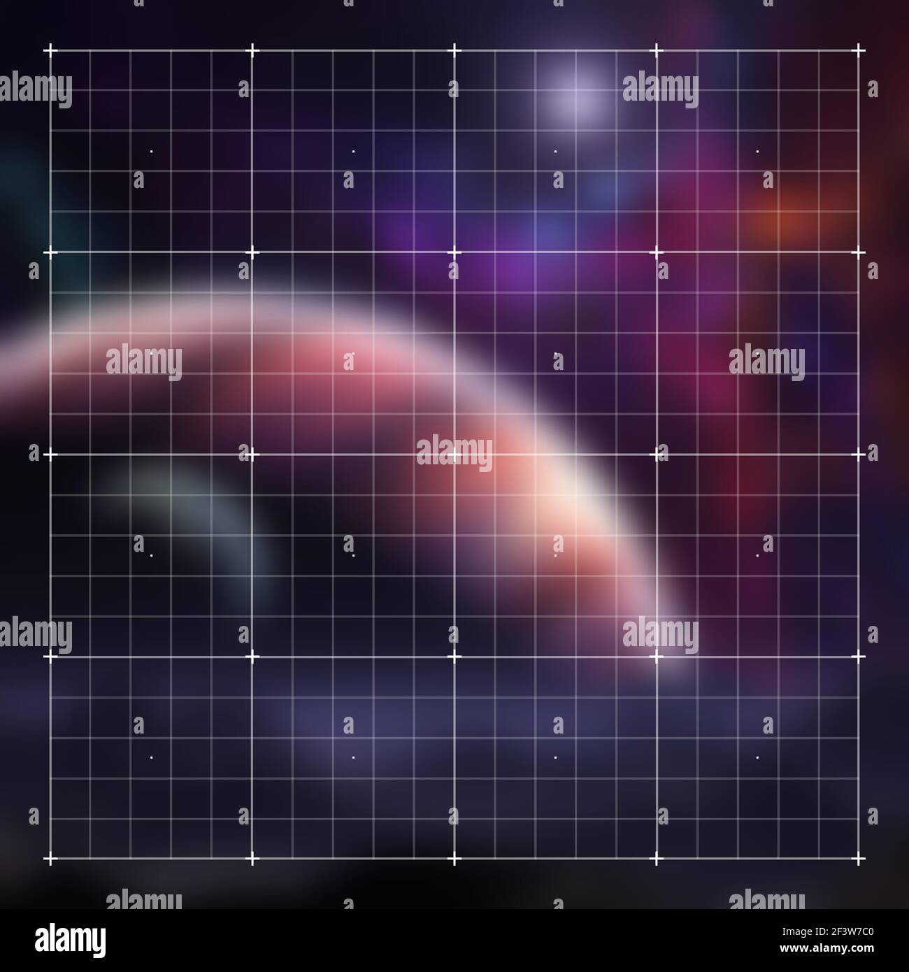 Futuristic HUD video gaming vector interface with grid. Technology hud ...