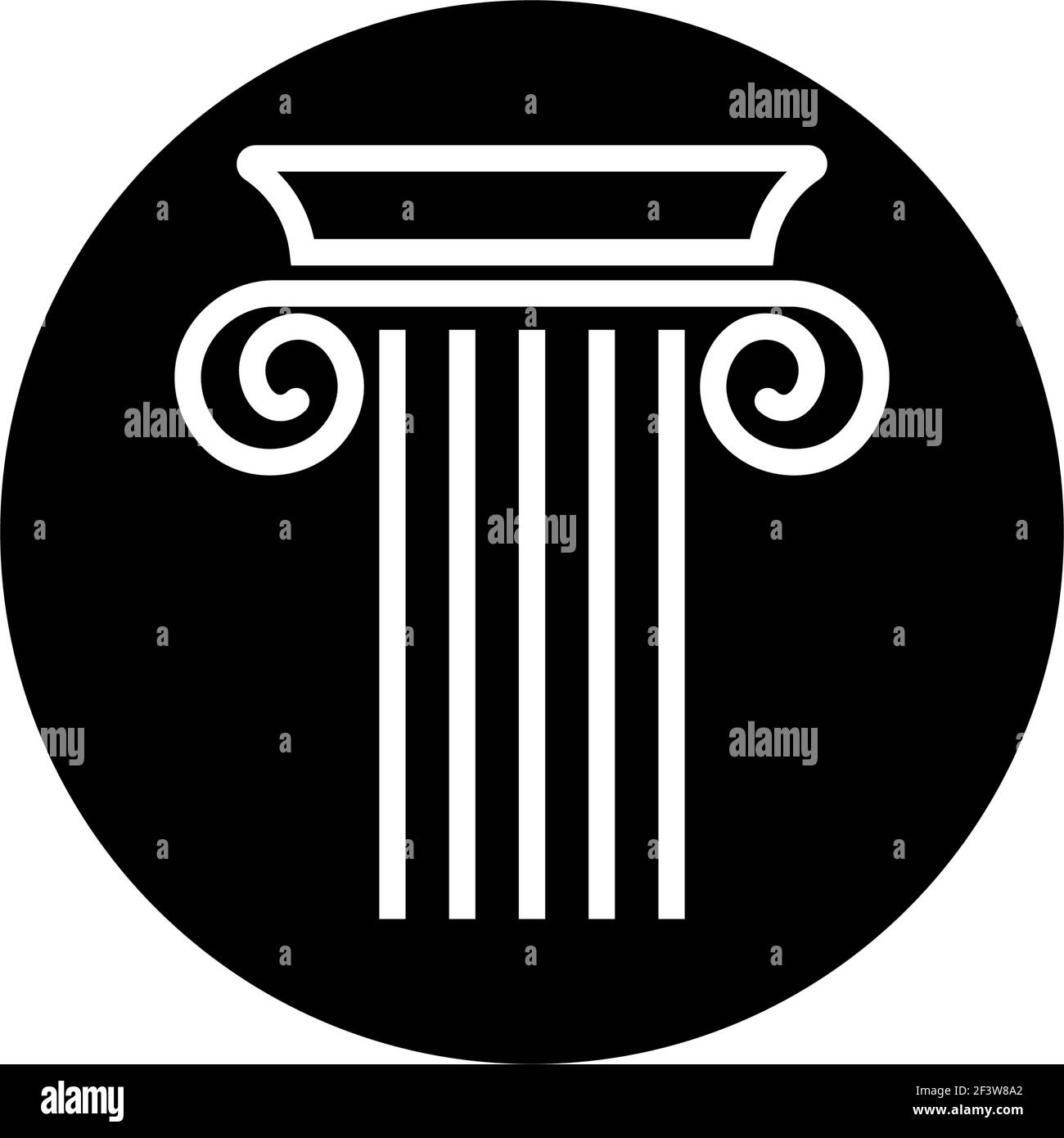 Pillar vector vectors Black and White Stock Photos & Images - Alamy