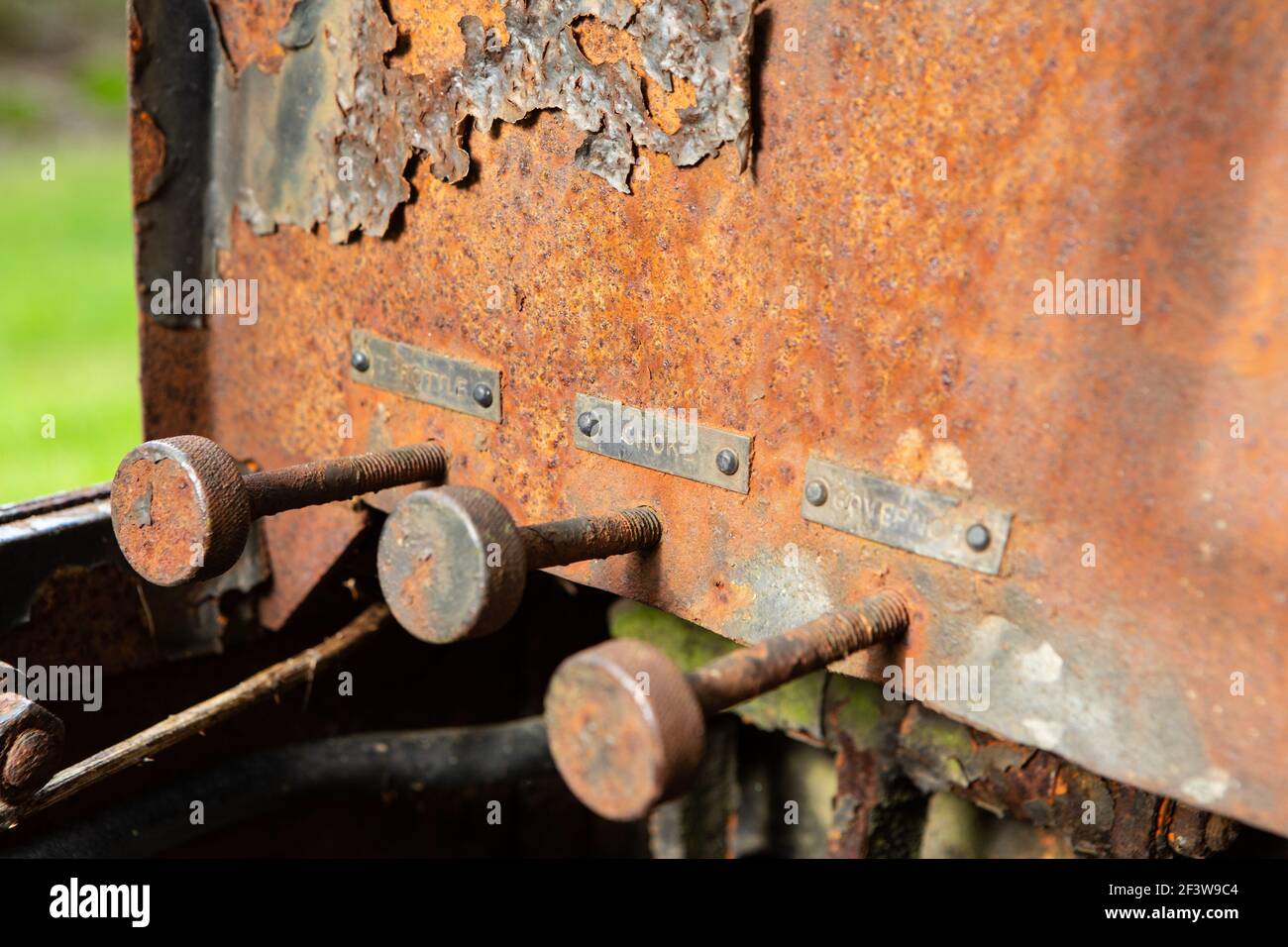 Old tractor dashboard hi-res stock photography and images - Alamy