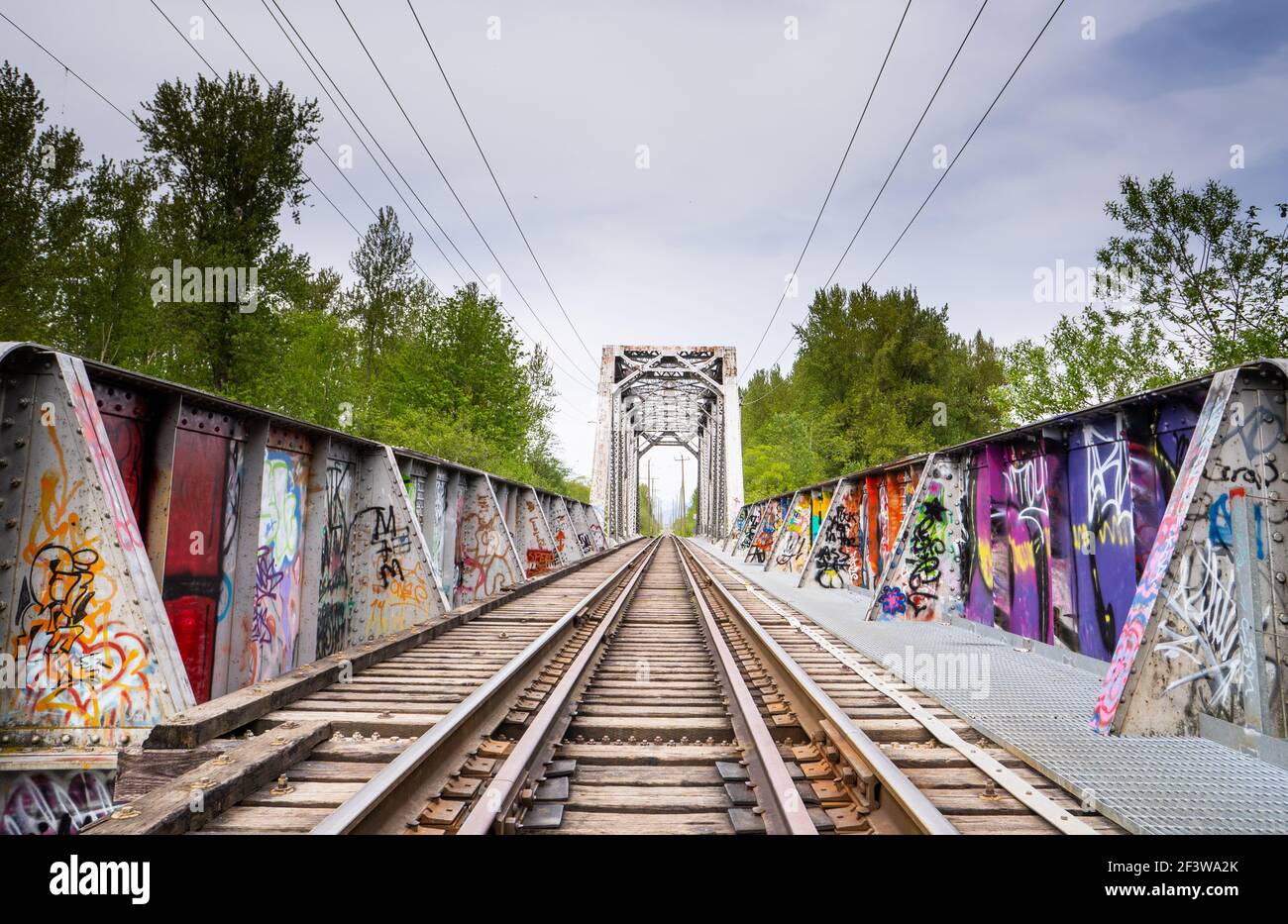 Grafitti art train hi-res stock photography and images - Alamy