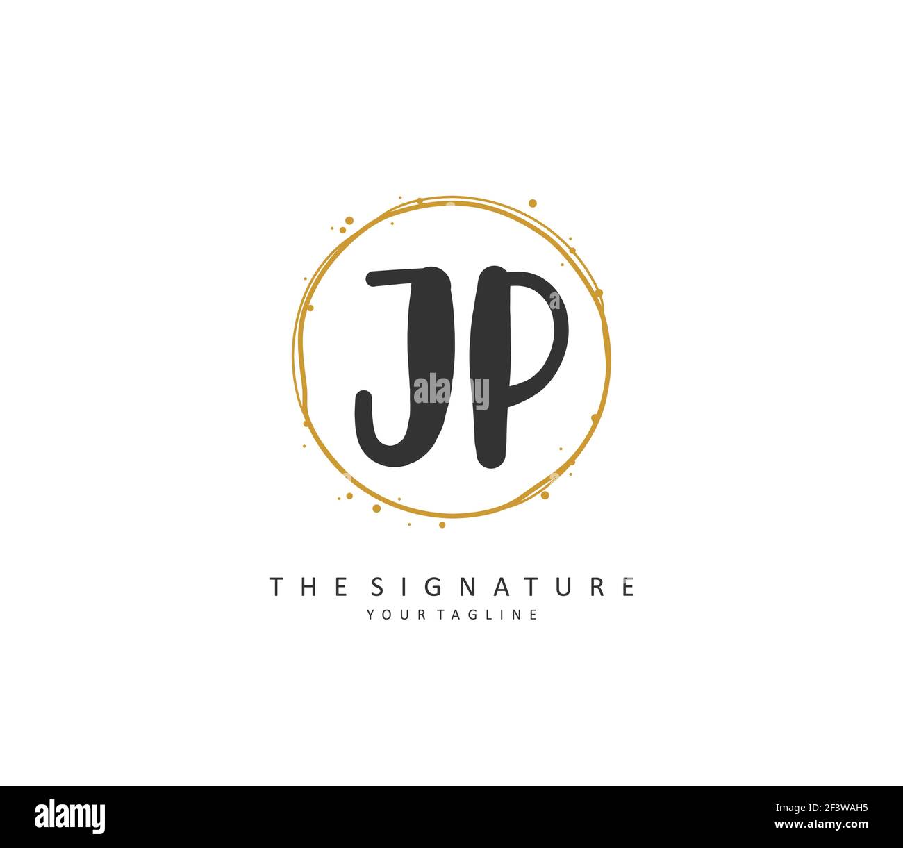 Letter jp logo hi-res stock photography and images - Alamy