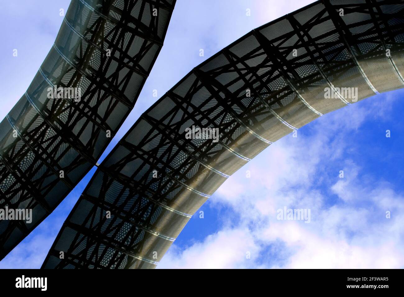 abstract modern architecture, Coventry, UK Stock Photo - Alamy