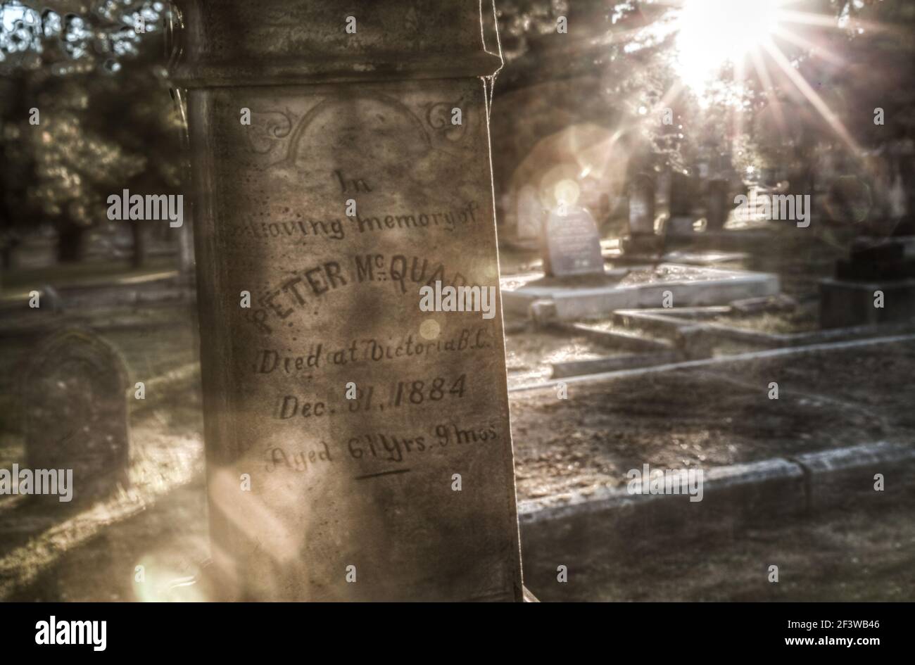 Victoria bc cemetery hi-res stock photography and images - Alamy